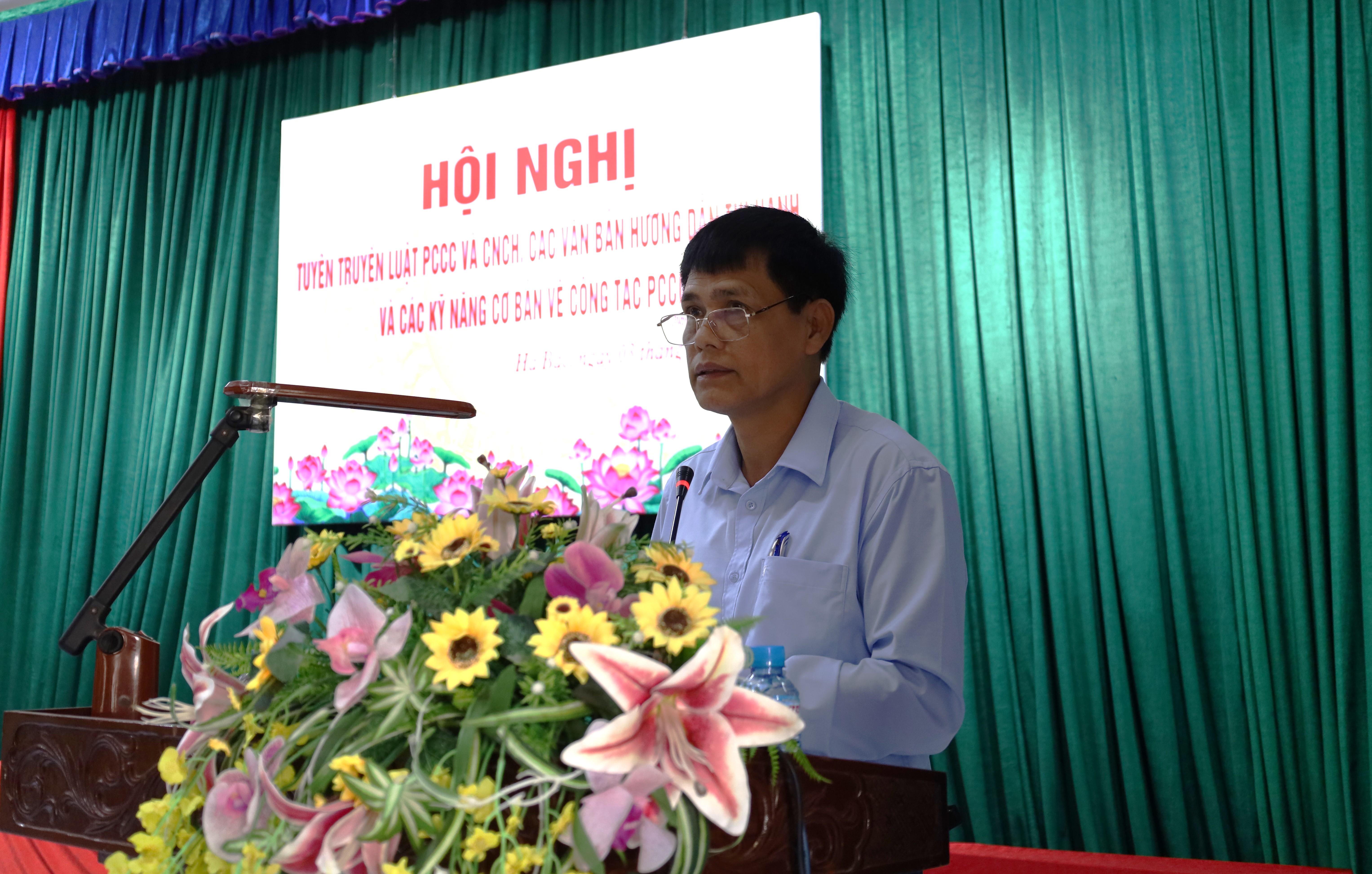 Công an xã Hà Bắc tuyên truyền Luật PCCC và CNCH các văn bản hướng dẫn ...