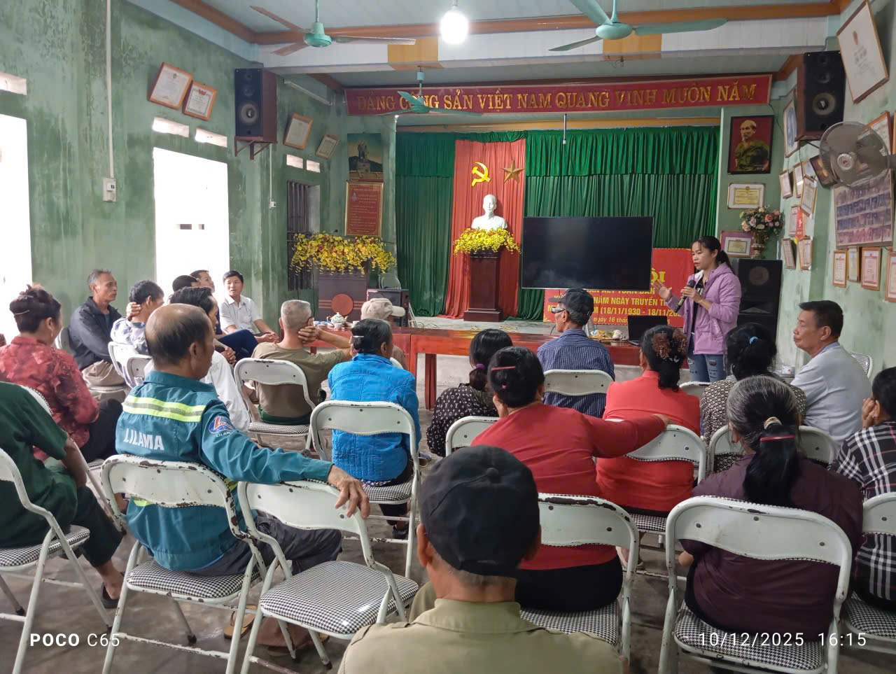 Tập huấn chuyển giao KHKT, định hướng sản xuất lúa vụ chiêm xuân.